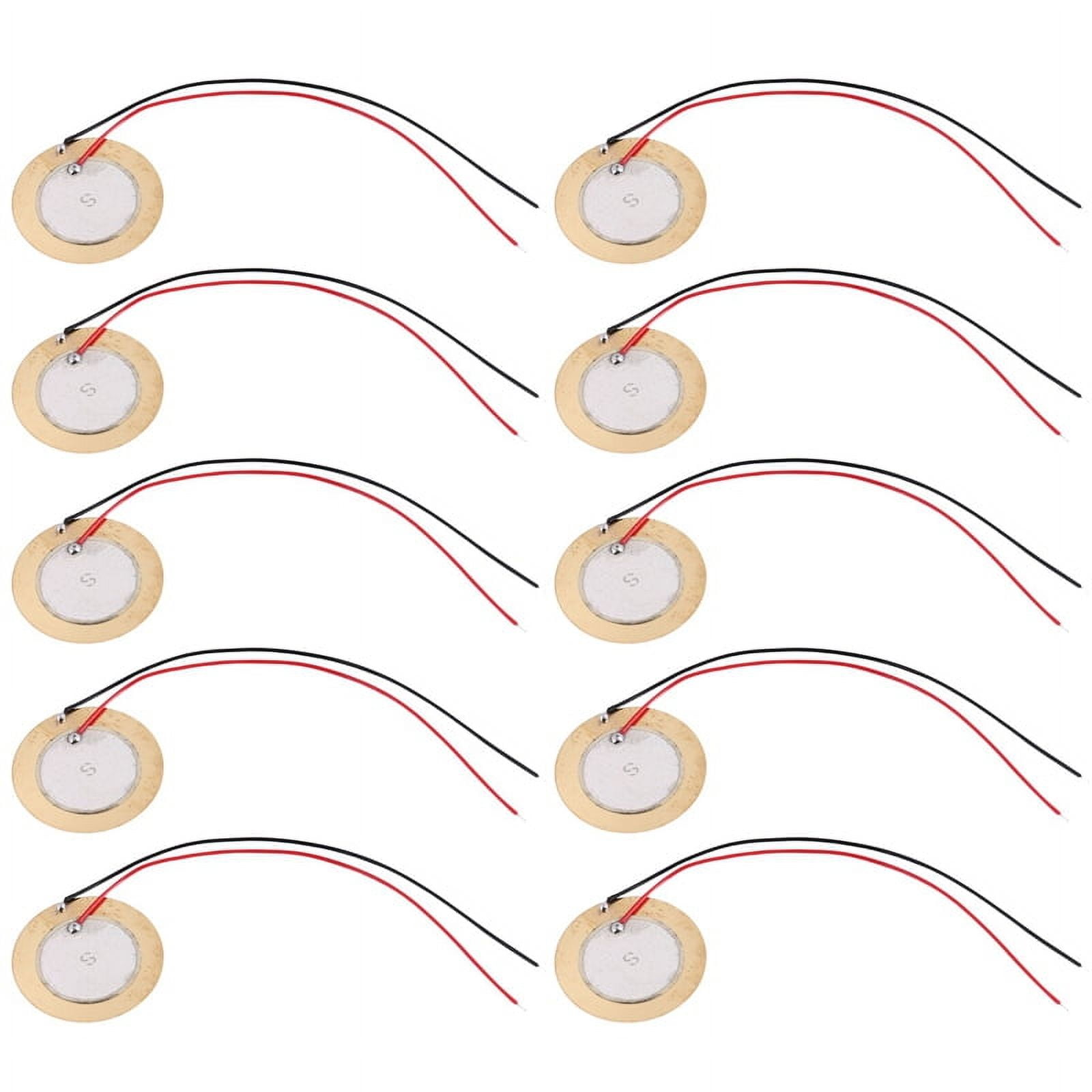 TOP! 10 Pcs Piezoelectric Piezo Ceramic Plate Dia 27mm for Buzzer Loudspeaker - Walmart.com