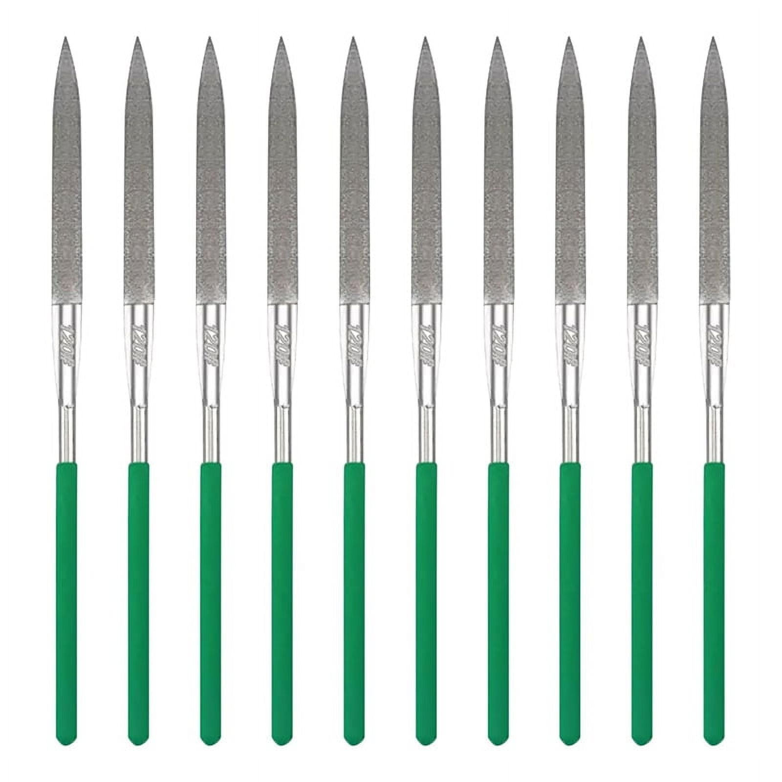 TOP! 10-Piece Diamond File Set, Precision Needle Coated Files for ...