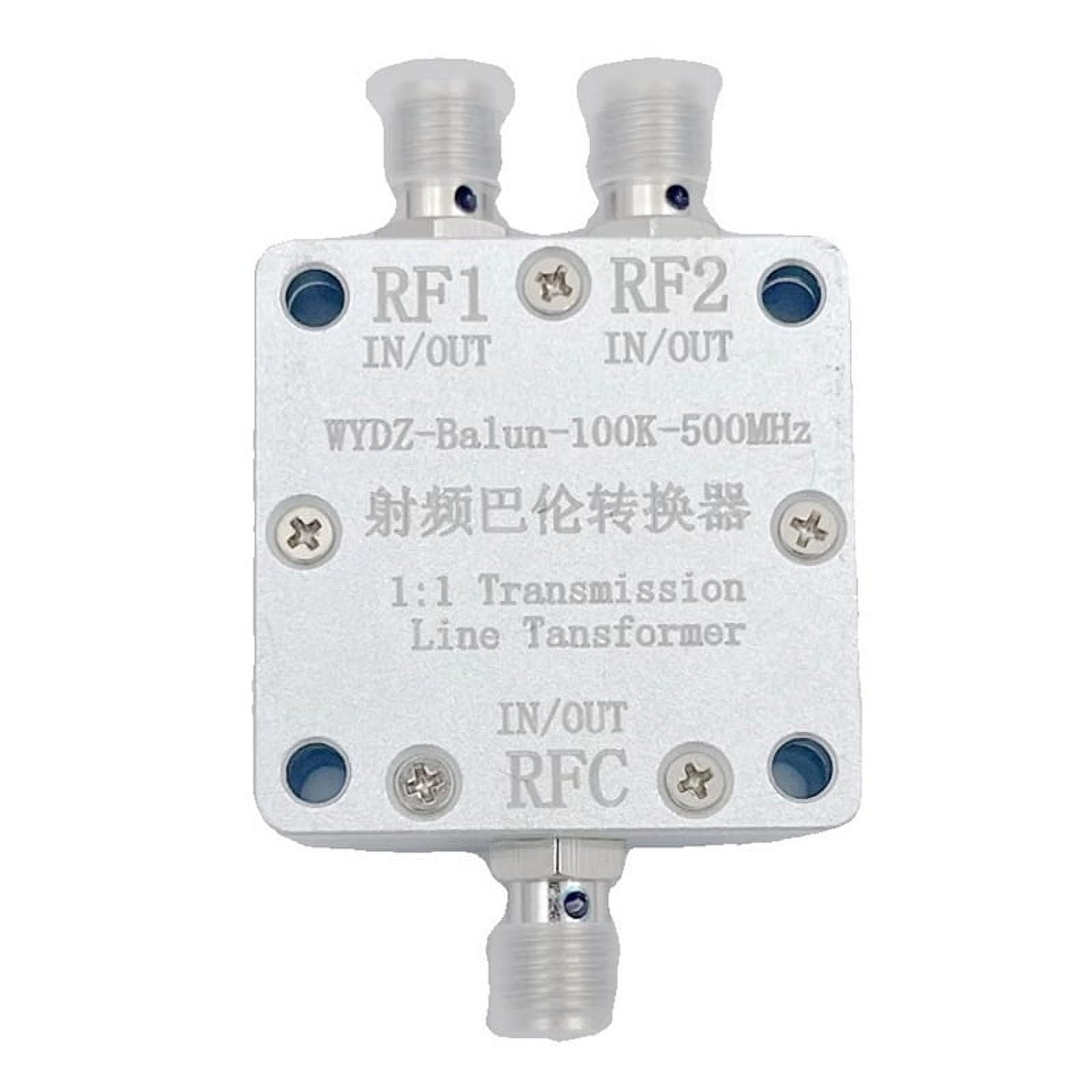 TOP! 100K-500KHz Balun Transformer Clock Sine Square Wave Signal End to ...