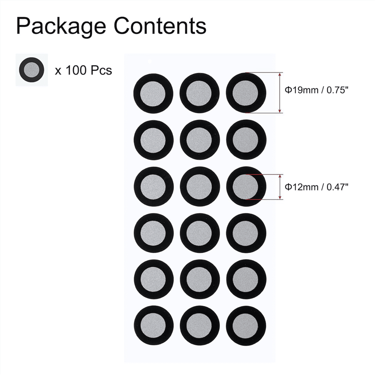 TOP! 100Pcs 3D Scanner Markers 12mm for Scanner, Tracking Dots ...