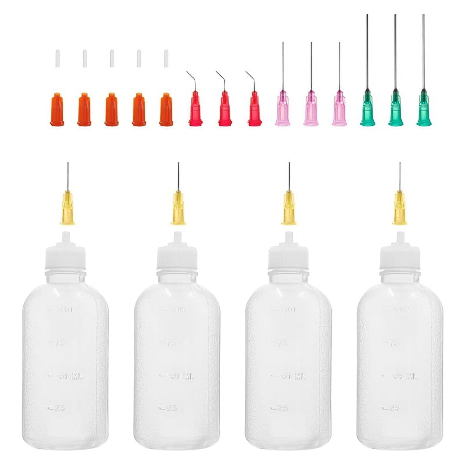 TOP! 100ml Precision Tip Applicator Bottle,Blunt Needle and Cap,18G 20G ...