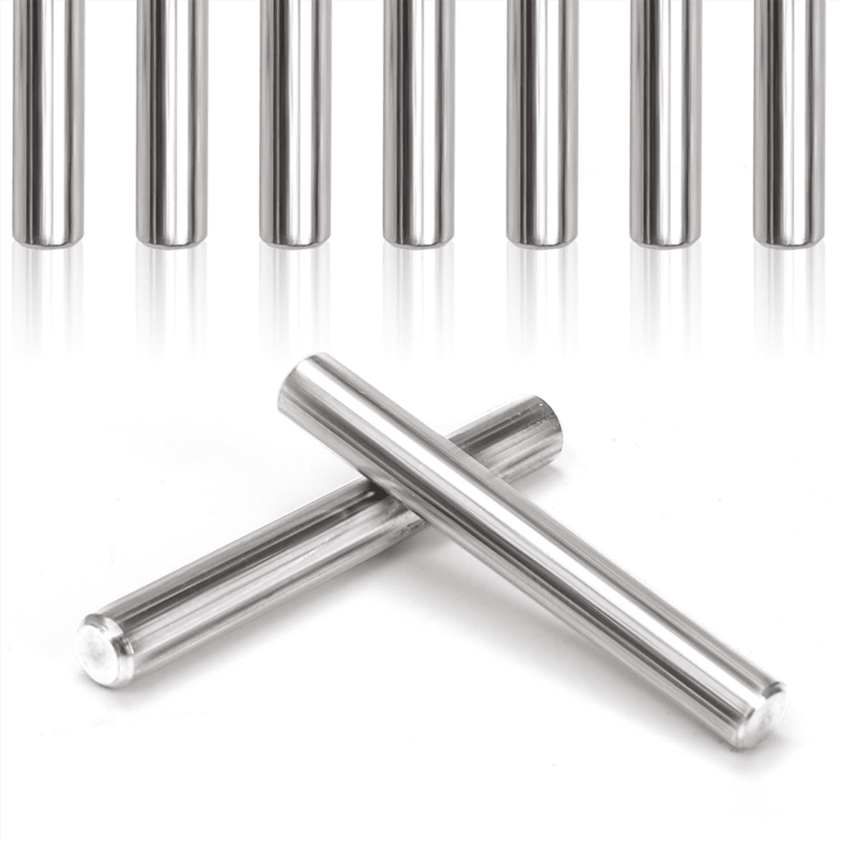 TOP! 100pcs Stainless Steel Dowels, 5mm X 40mm Shelf Bracket Dowels for ...