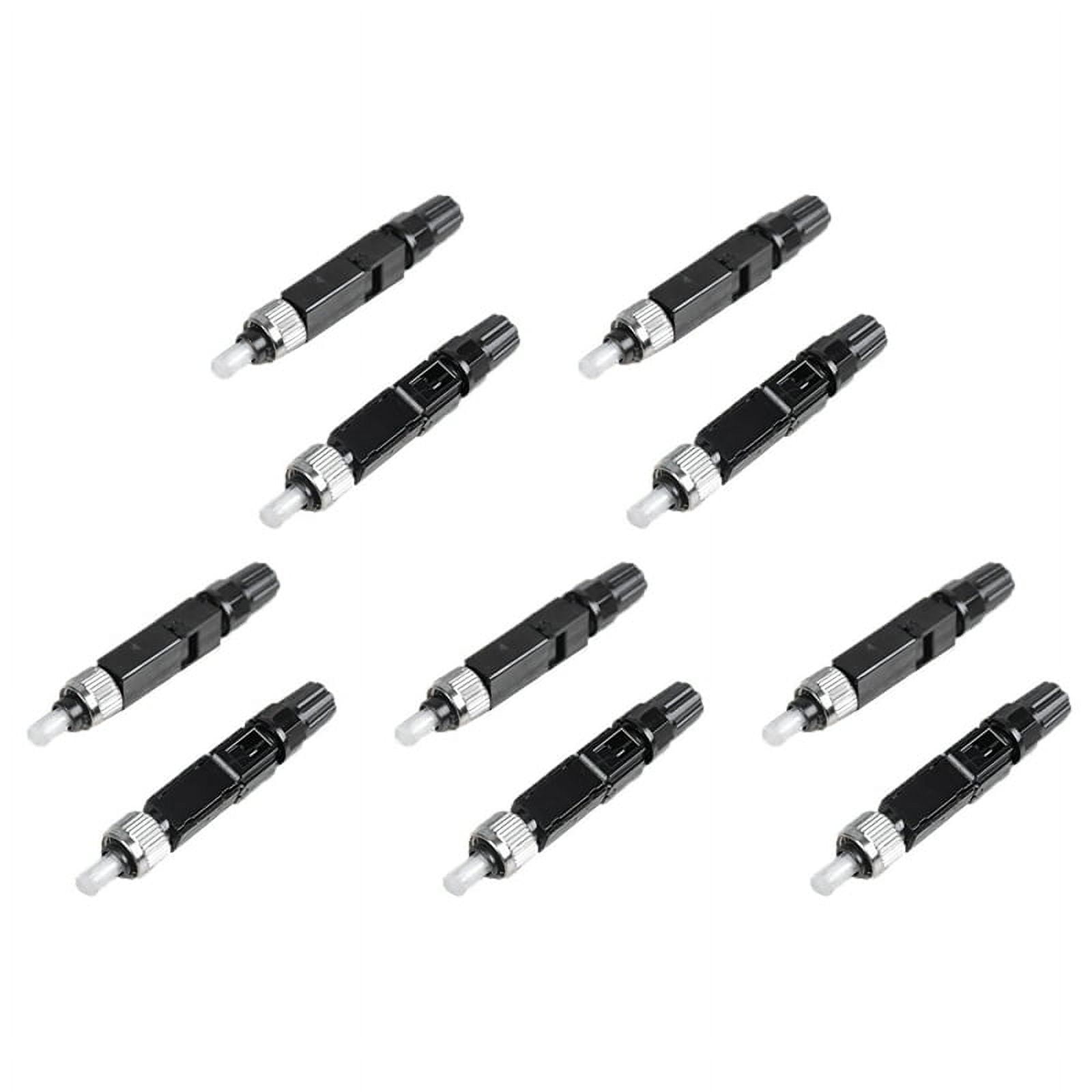 TOP! 10Pcs FC Single-Mode Cold Splice Optical Fiber Cable Connector Pre ...