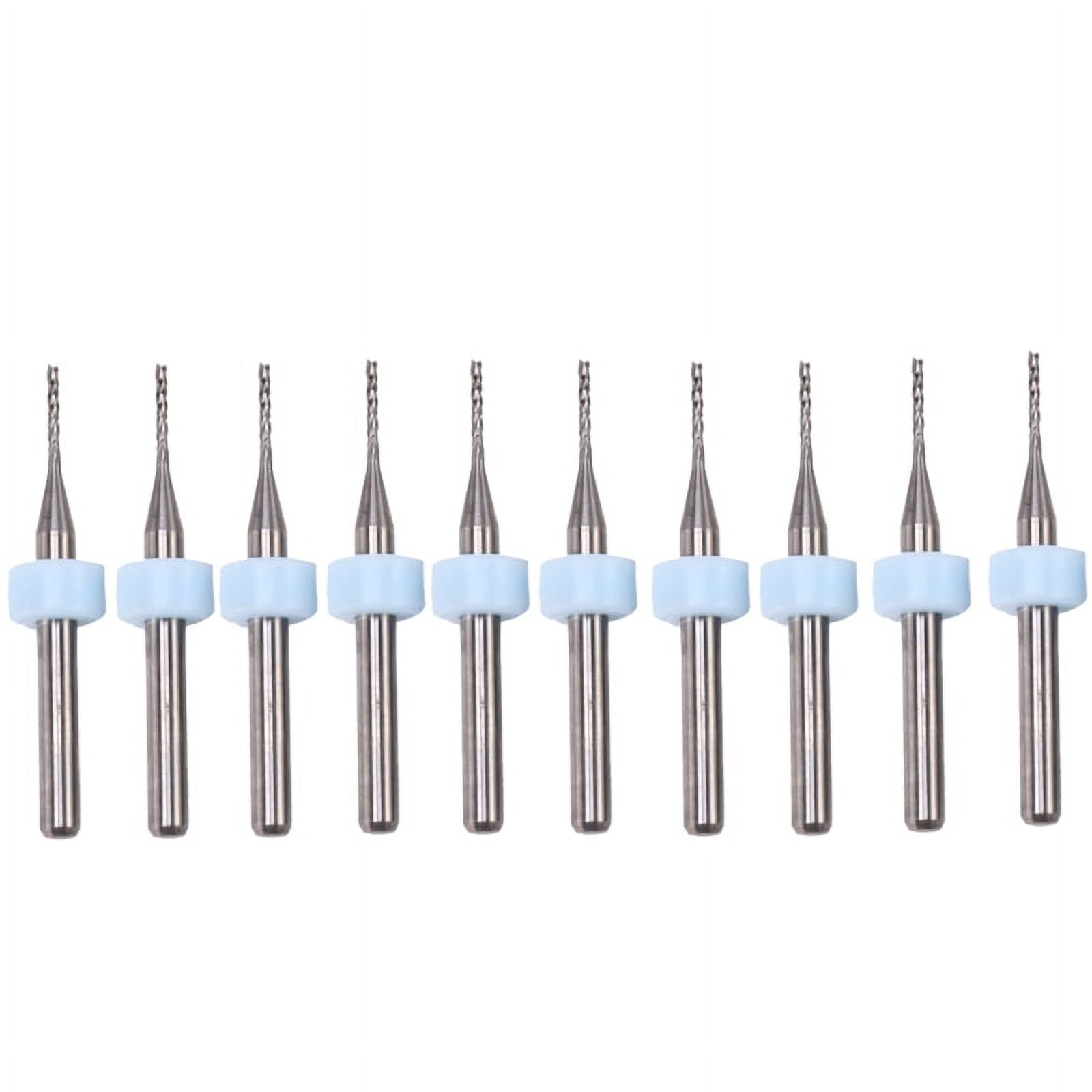 TOP! 10Pcs Pcb Milling Cutter 1Mm Fish Tail Corn Tungsten Carbide Mini ...