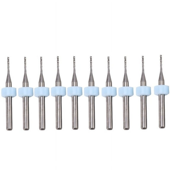 TOP! 10Pcs Pcb Milling Cutter 1Mm Fish Tail Corn Tungsten Carbide Mini ...