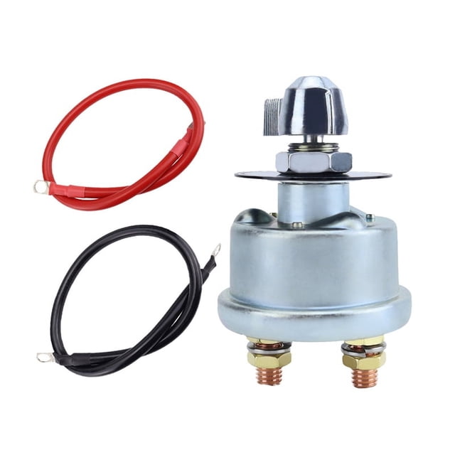 TOP! 12-48V 200A Master Battery Disconnect Switch & 4 AWG Cables Set ...