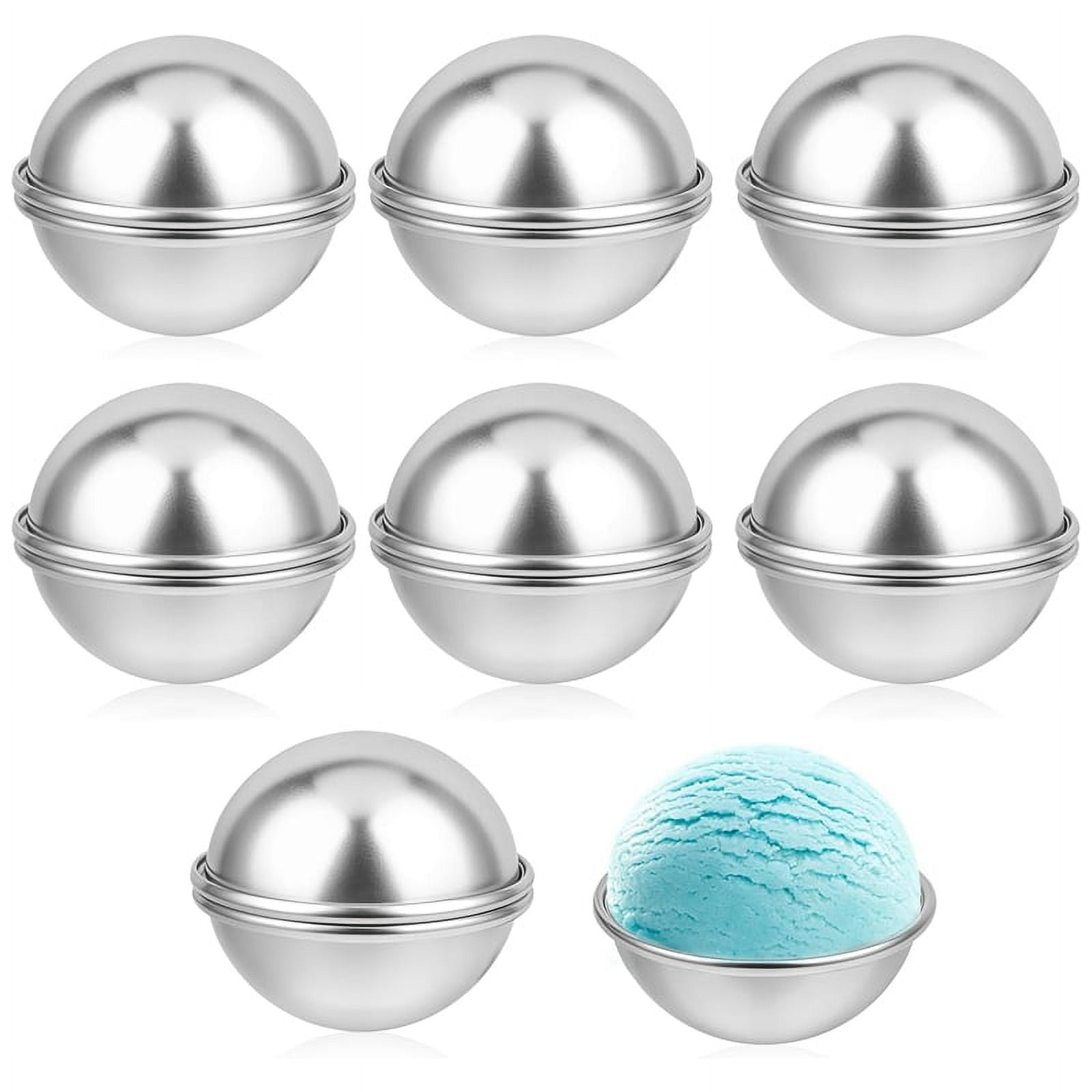16 Pcs Bath-Bomb Molds 6.5cm DIY Metal Crafting Mould Making Kit Soap ...