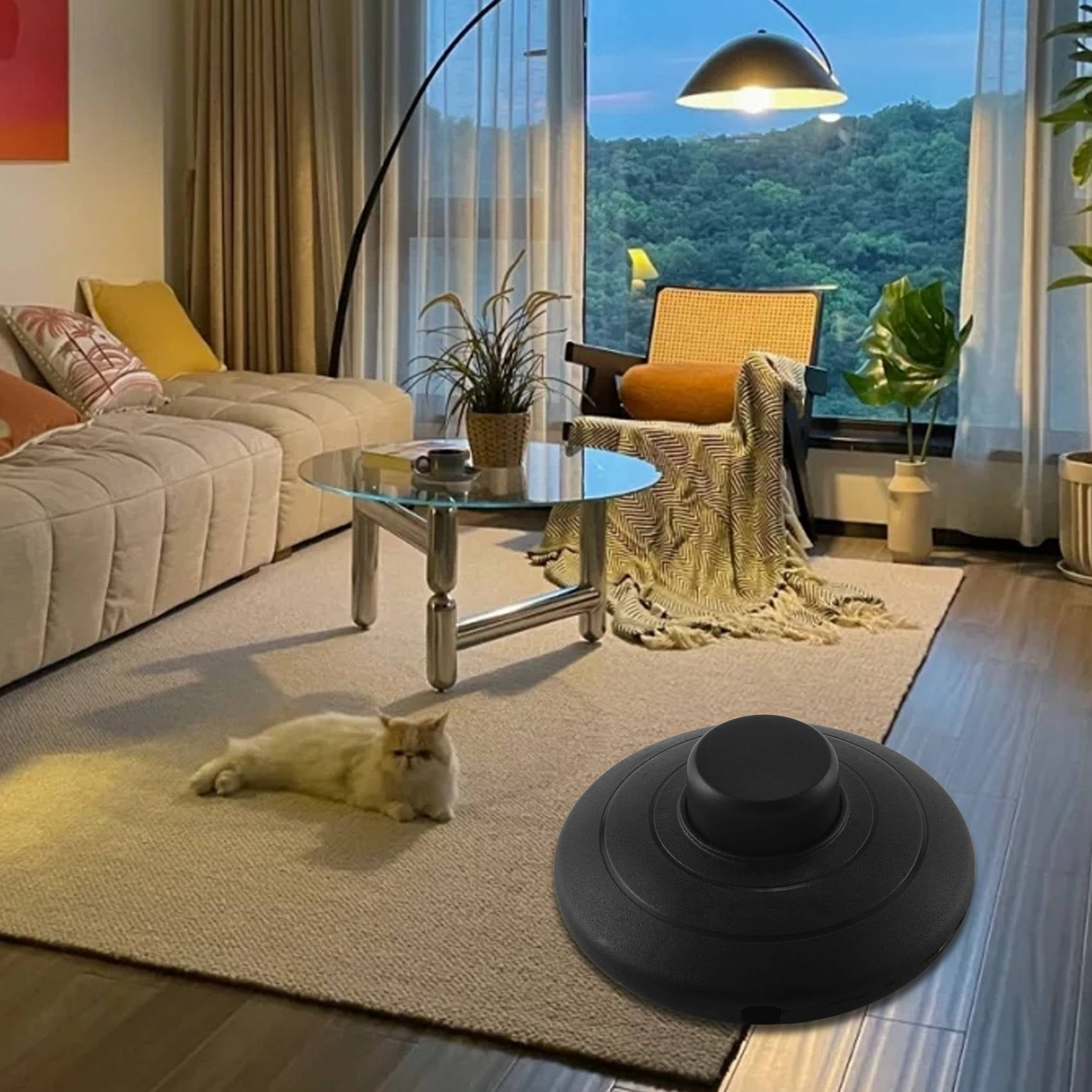 TOP! 1pcs Black In-line Lamp Foot Switch Push Power Pedal Light ...