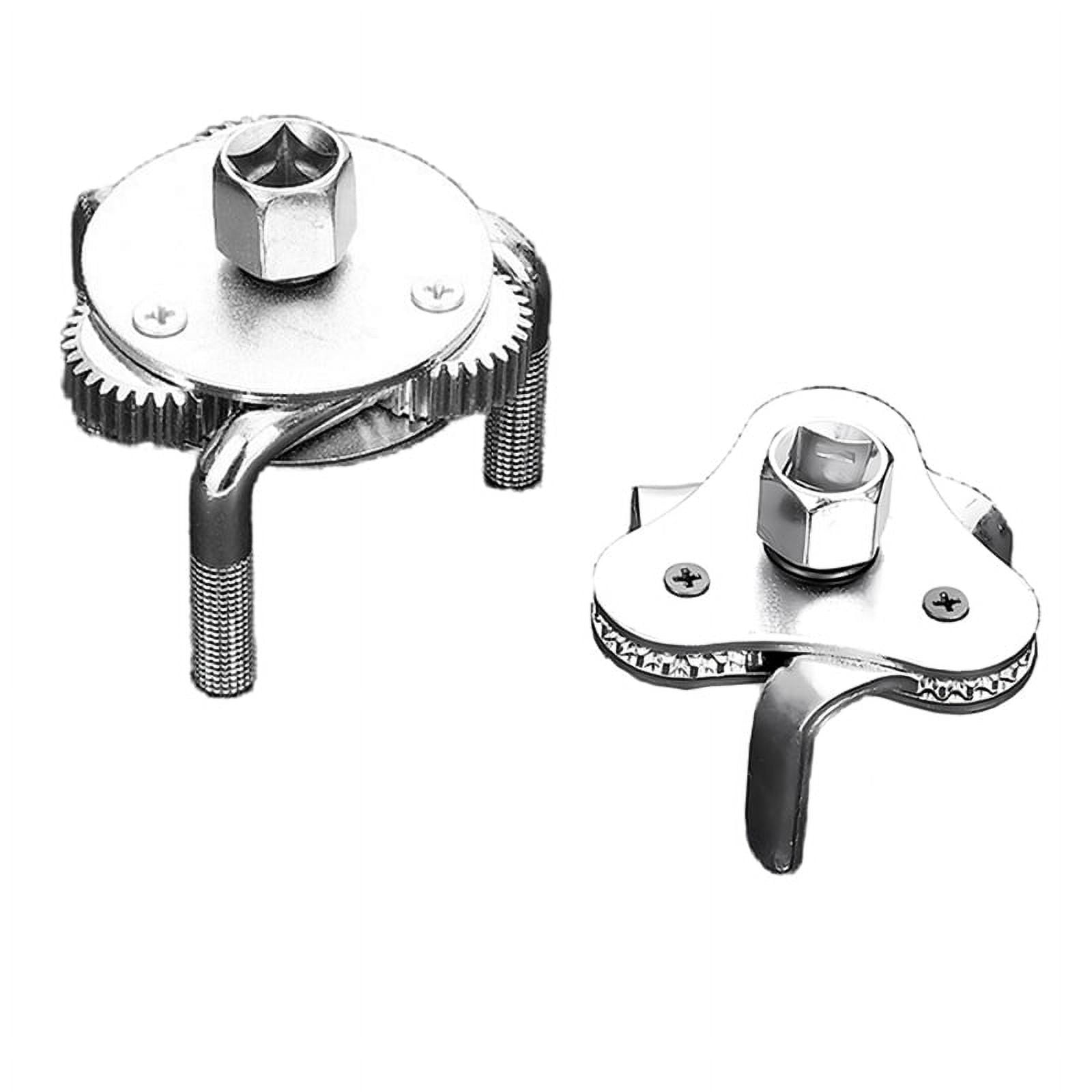 2 Adjustable Three-Jaw Oil Filter Wrench Tools for Removing , Car ...