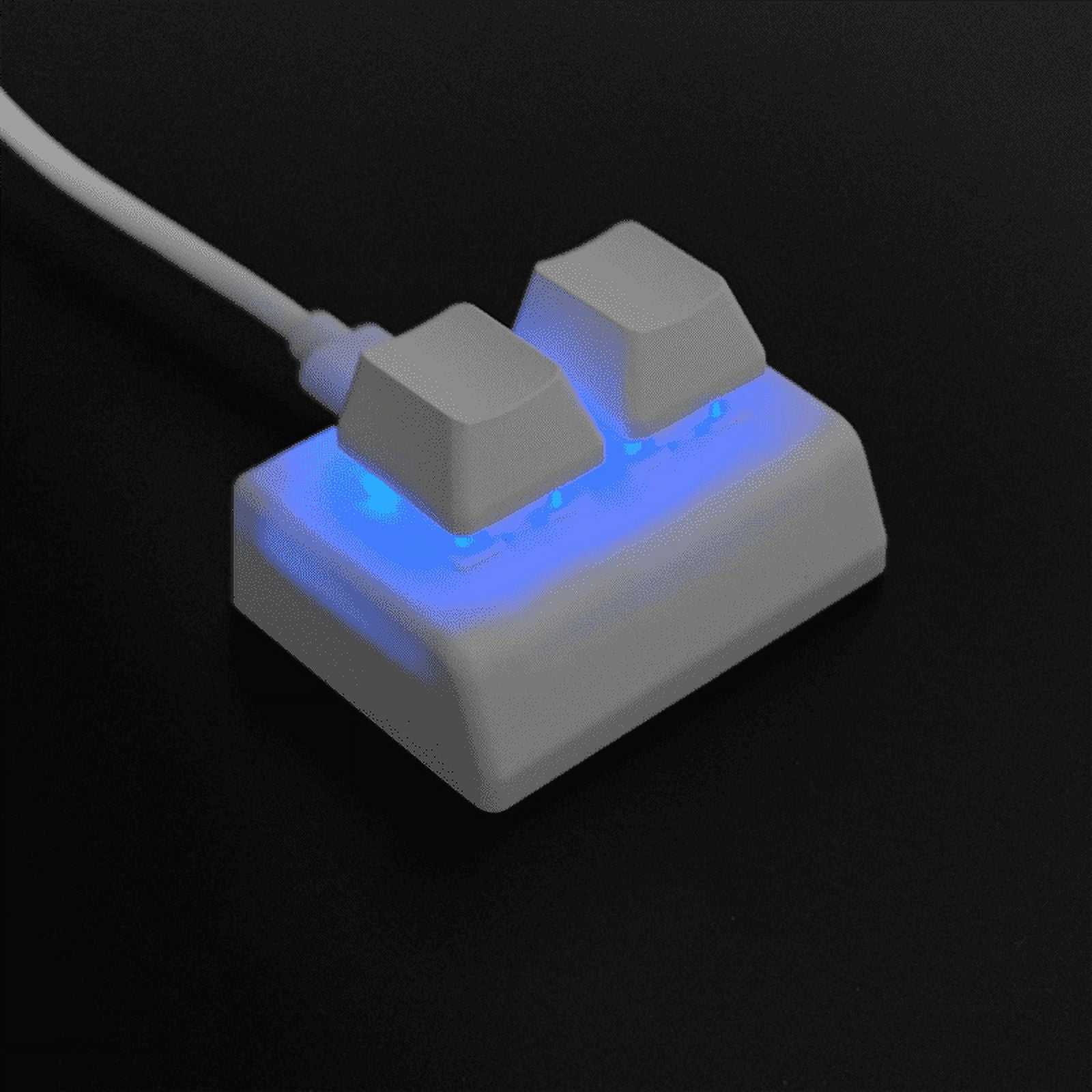 TOP! 2 Keys Macro Programming Keyboard RGB Mini Gaming Drawing Red Switch Custom OSU Keypad ...