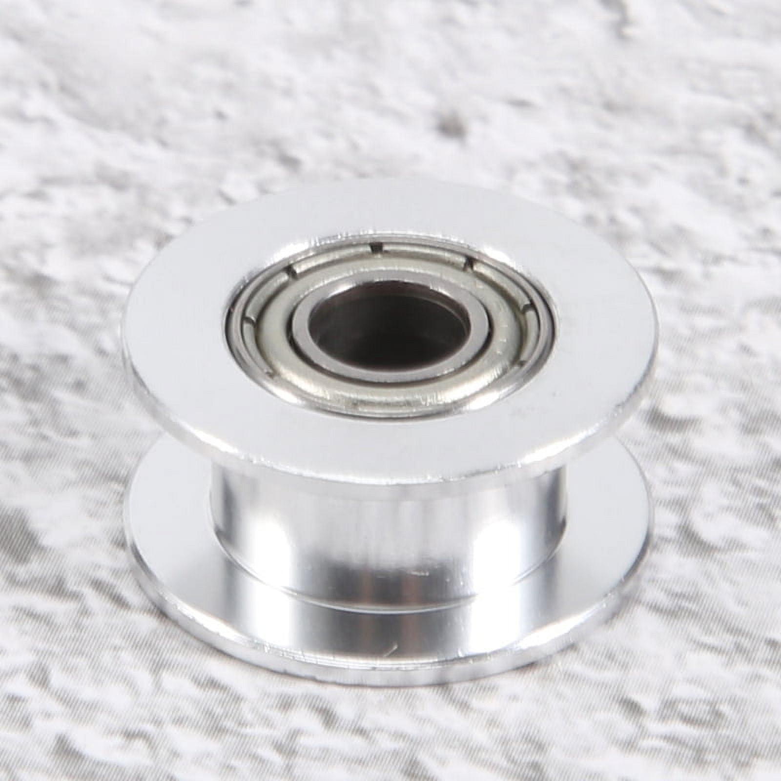 TOP! 20 Toothless Bore 5mm Aluminum Timing Belt Idler Pulley For 3D ...