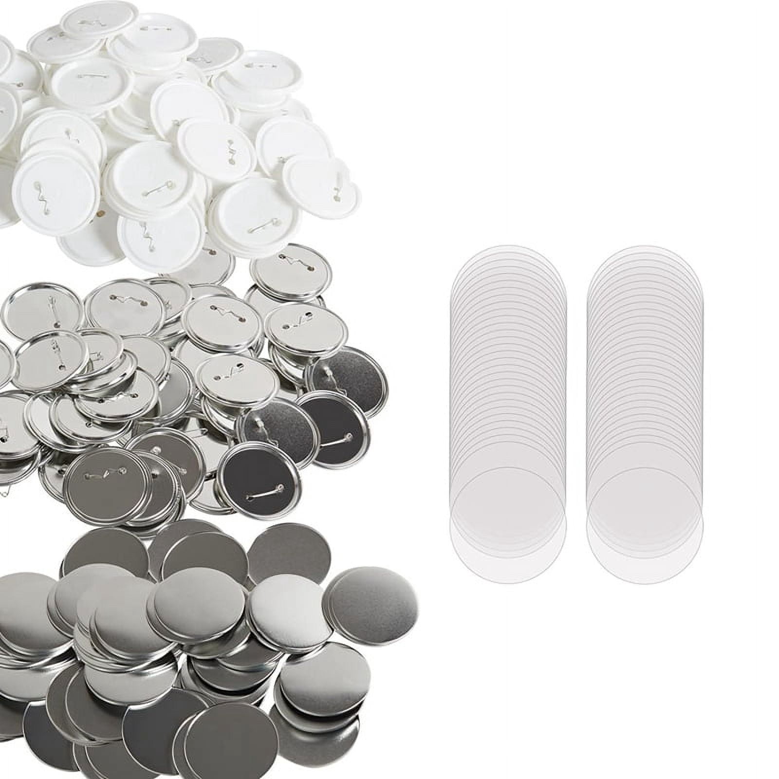 TOP! 200 Sets 3 Inch 75mm Pin Back Button Parts for Maker Machine, DIY ...