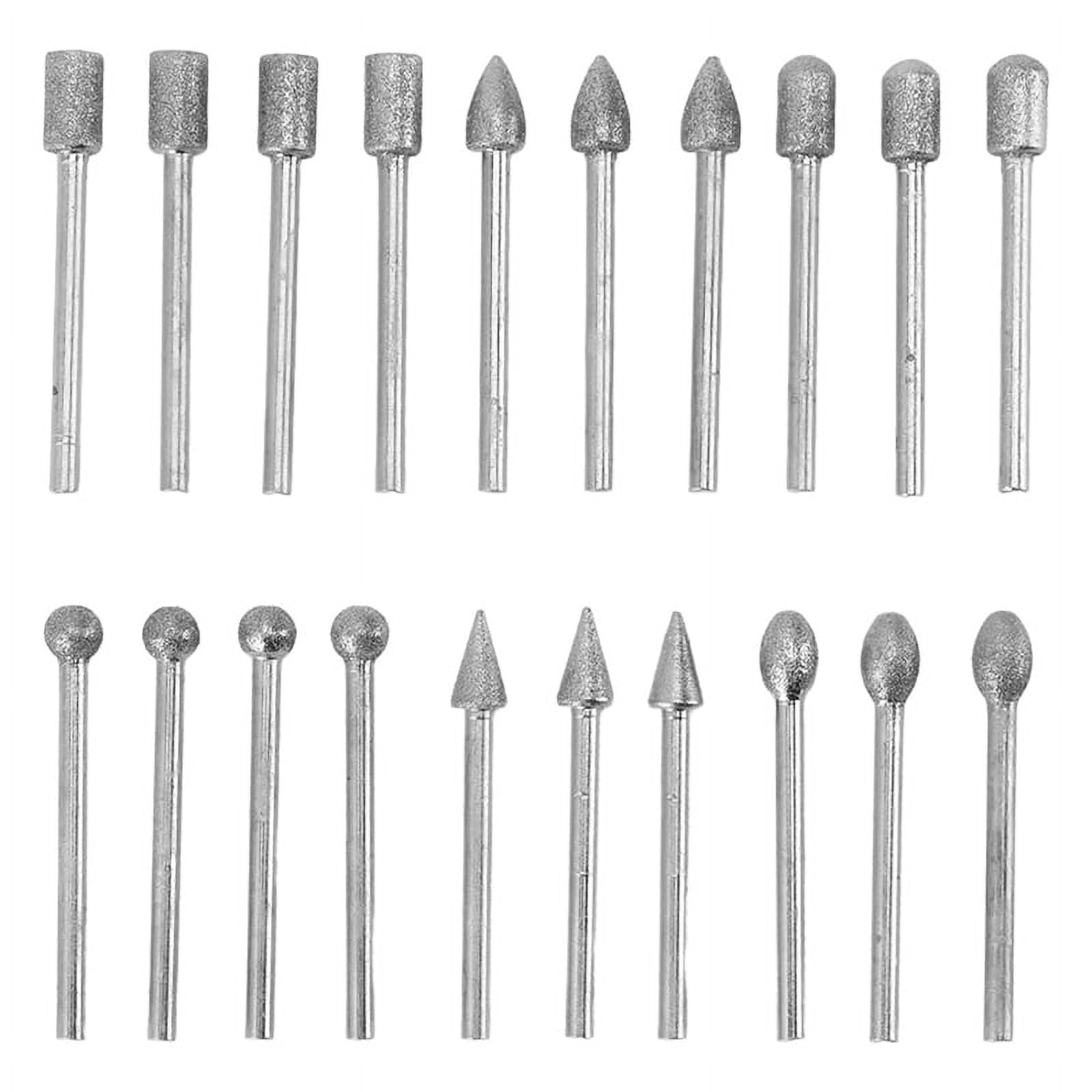 TOP! 20PCS Stone Carving Set Grinding Bit Versatile Use for Wood ...