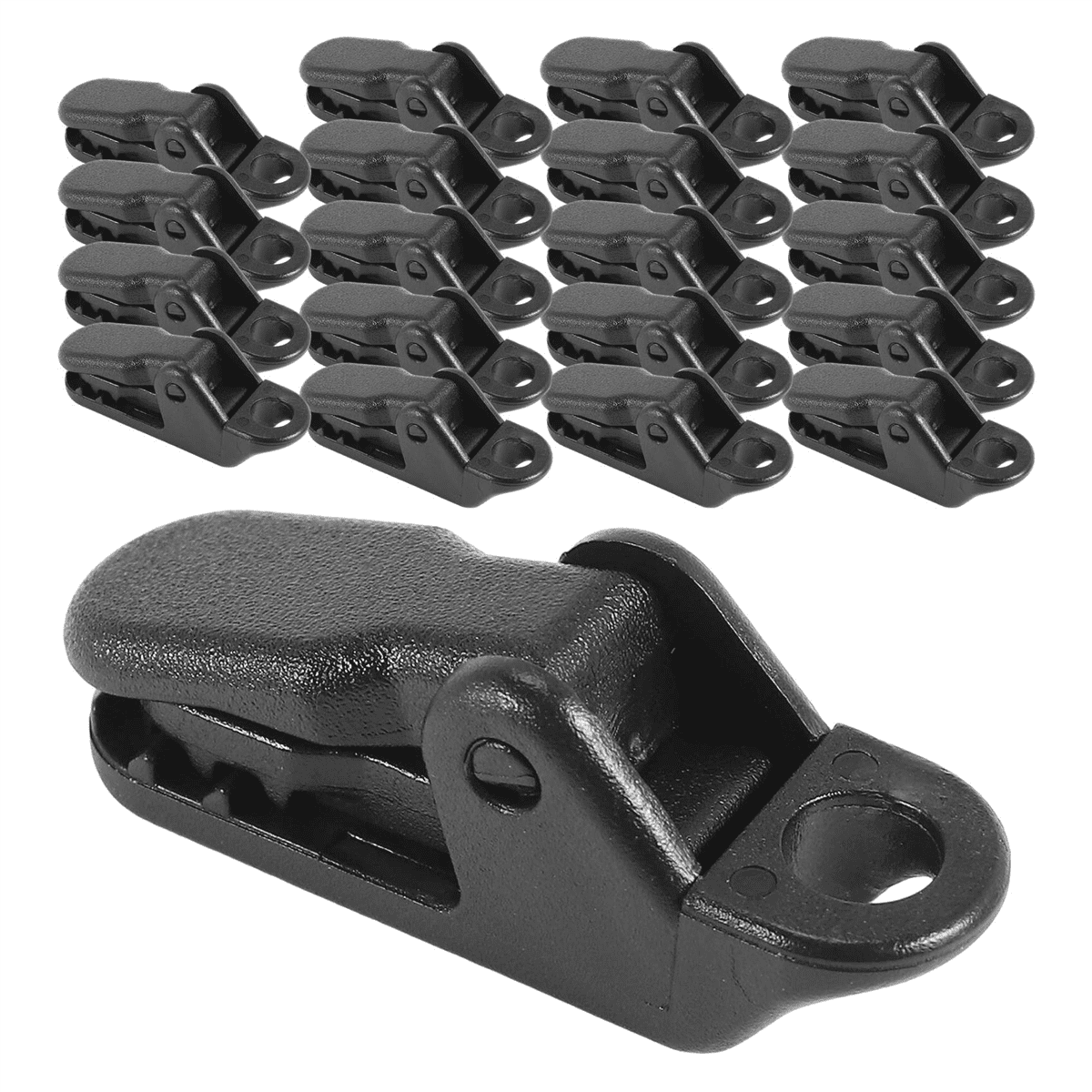 TOP! 20Pcs Tent Awning Canopy Clamp Tarp Clip Snap Canvas Anchor ...