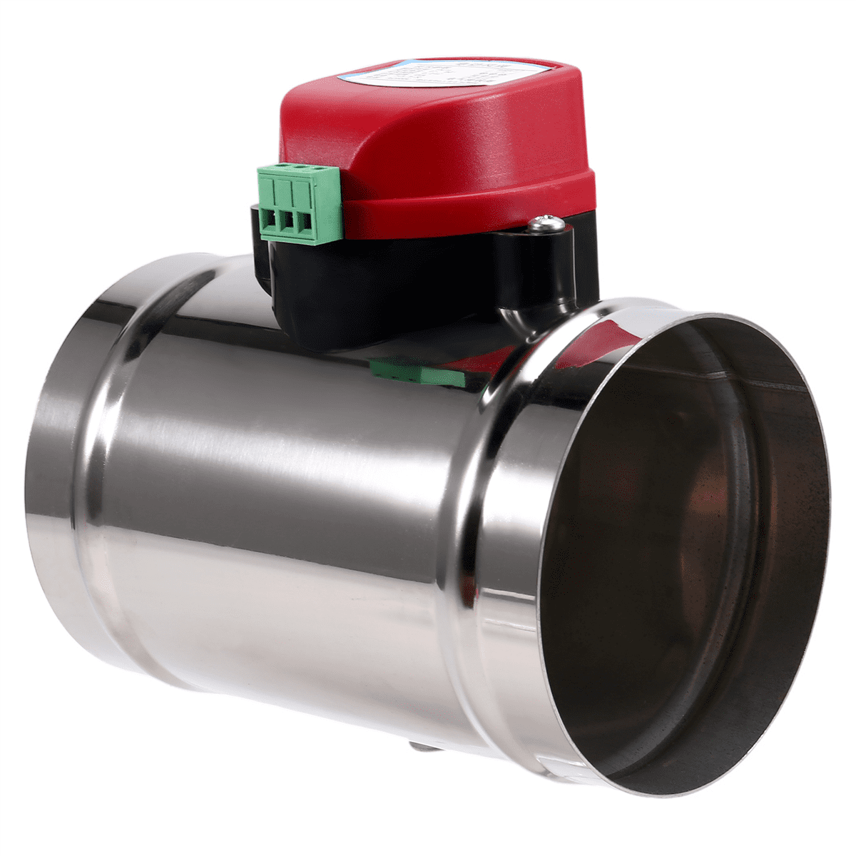 TOP! 220V Stainless Steel Electric Damper Air Valve Motorized Check for ...