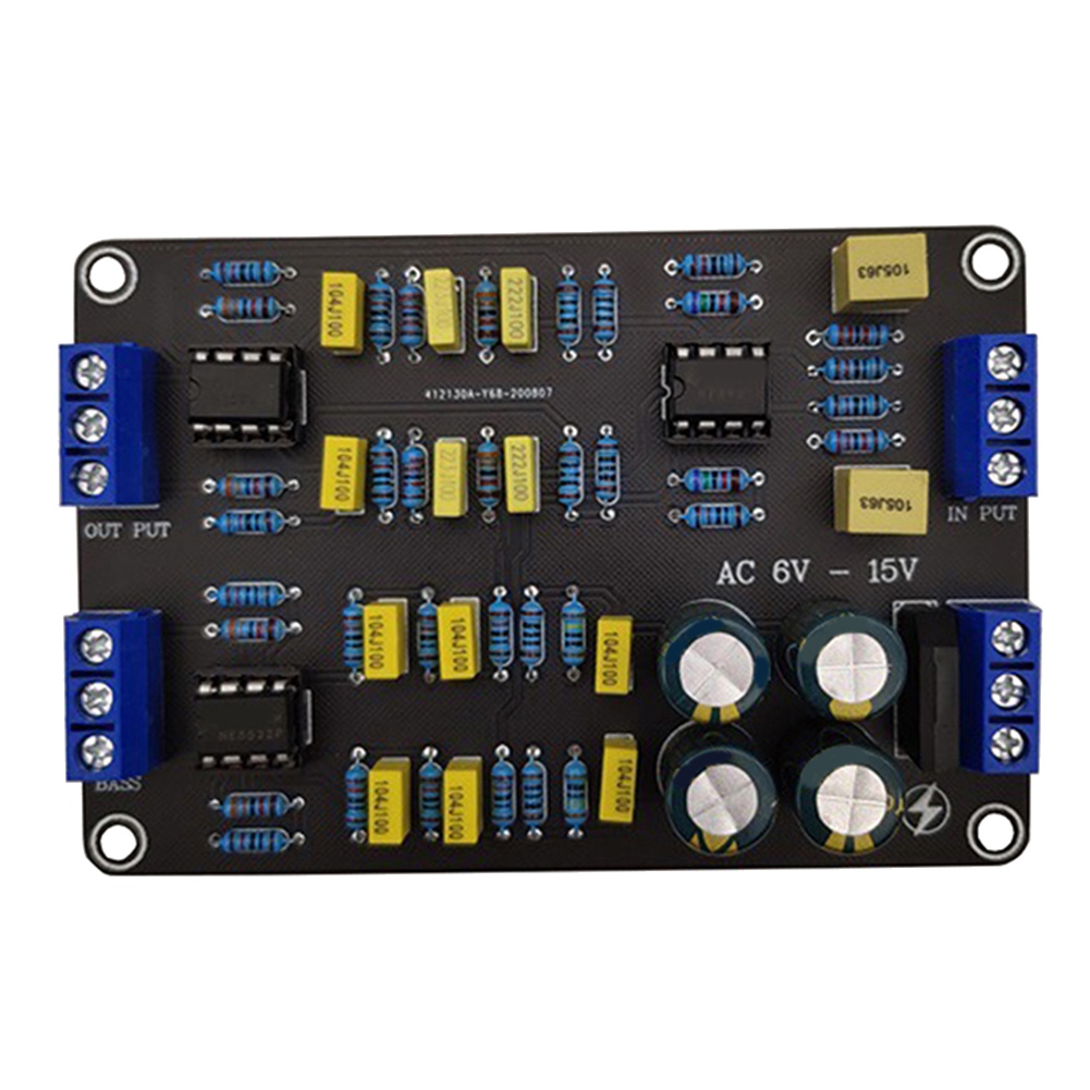 TOP! 2Pcs 2 Way Active Crossover Filter Treble Bass Audio Speaker ...