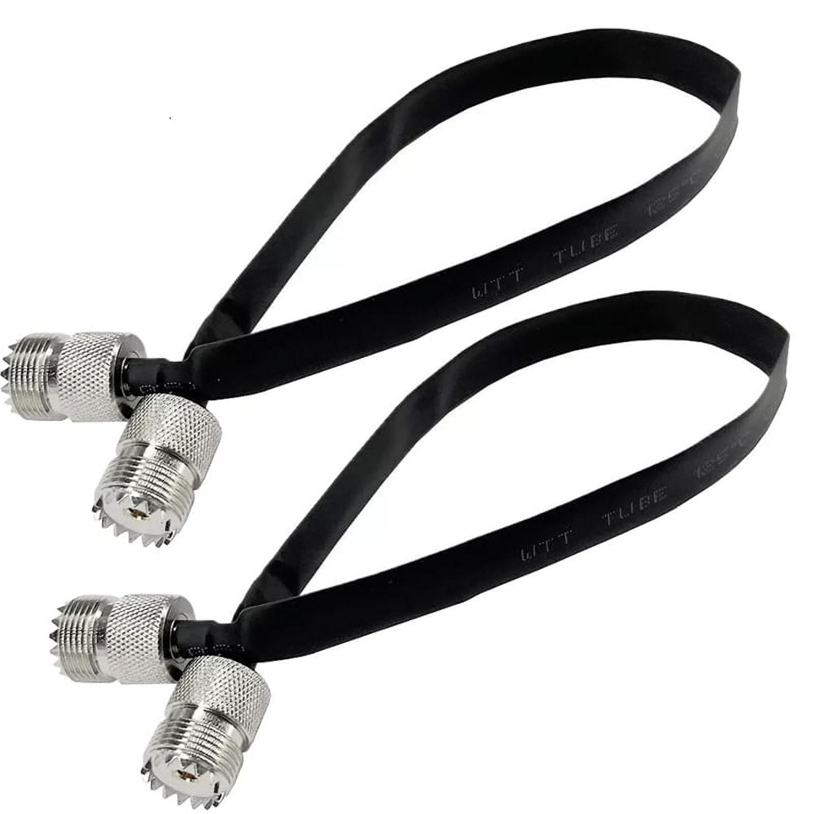 TOP! 2pcs- 20cm RF Coaxial Cable Window/Door Pass Through Flat Cable ...