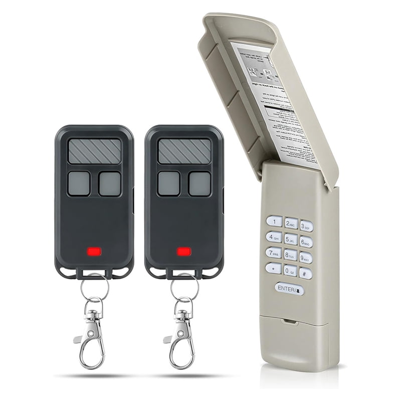 TOP! 2pcs 890MAX Garage Door Remote, 877MAX Opener Keypad, for ...