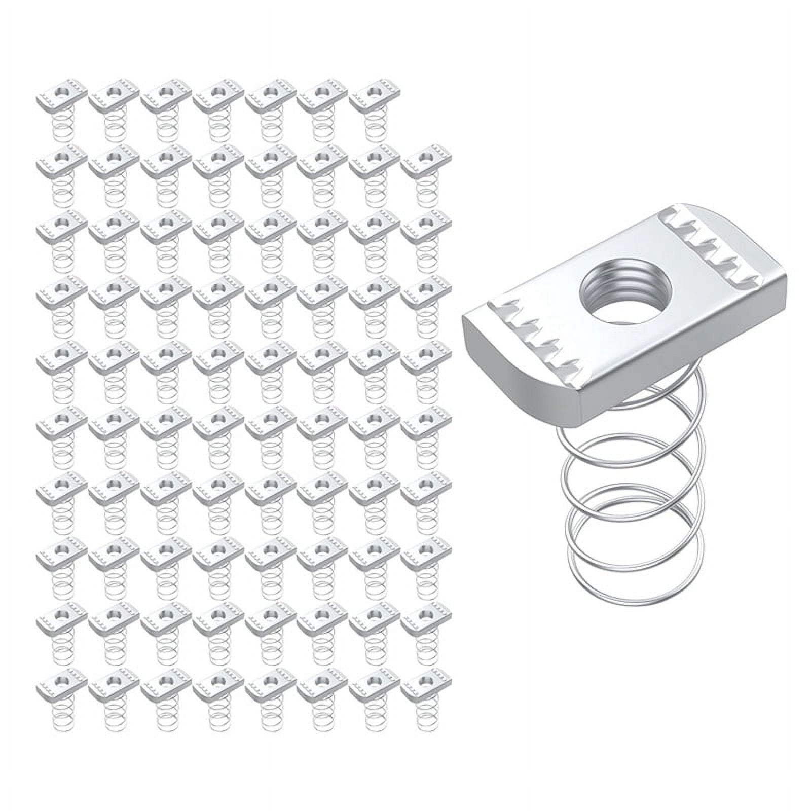 TOP! 3/8inch-16 Strut Channel Nuts, Spring Cone Nuts for Channel, Easy ...