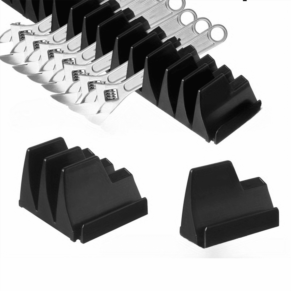 TOP! 3 Set Wrench Storage Rack Organizer Holds for 23 Wrenches Tool ...