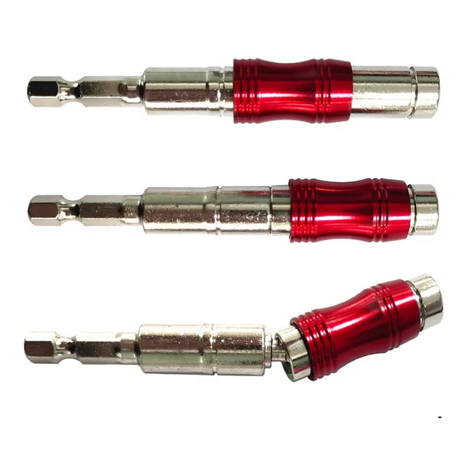 TOP! 3pcs Red Curved Hexagonal Handle Directional Extension Rod ...