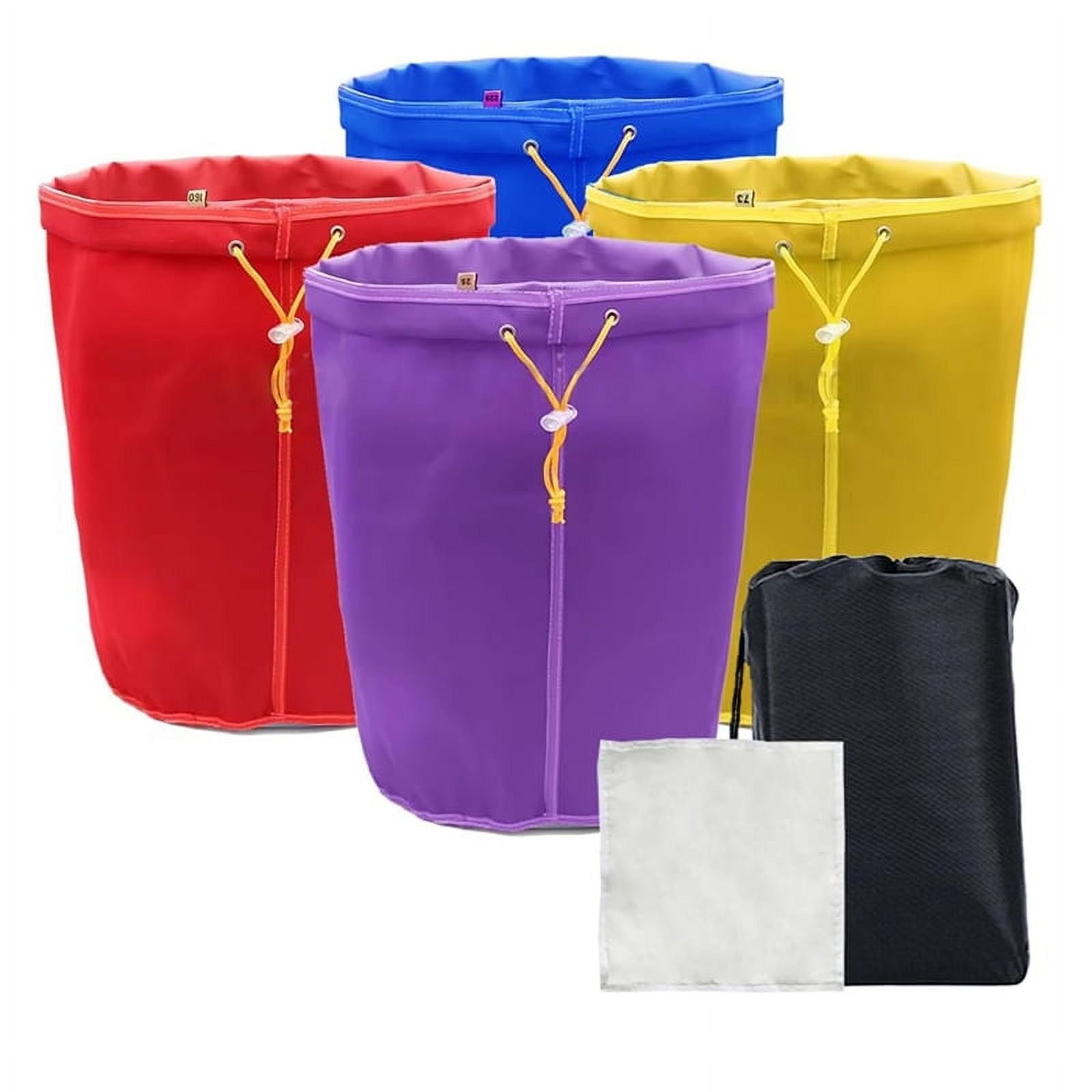 TOP! 4 Pack Filter Bags,Filter Bag Set, Screen and Storage Bag, Plant ...