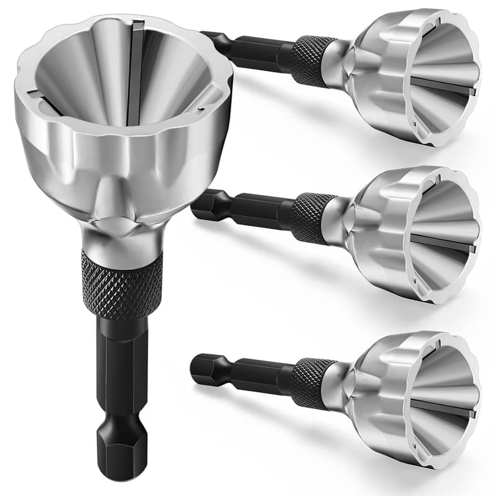 TOP! 4 Pcs Heavy Duty Deburring Chamfer Tool Quick Release Hex Shank ...