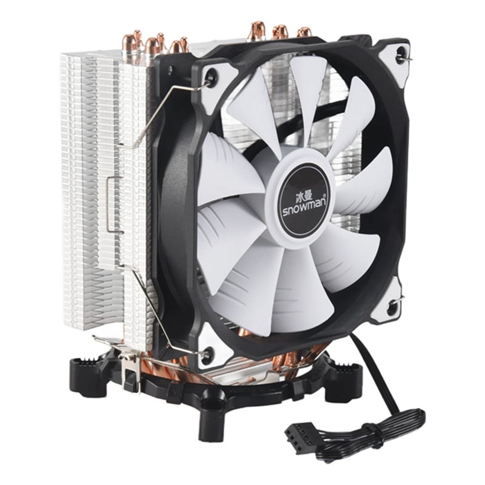 TOP! 4PIN CPU cooler 6 heatpipe Single fan cooling 12cm LGA775 1151 ...