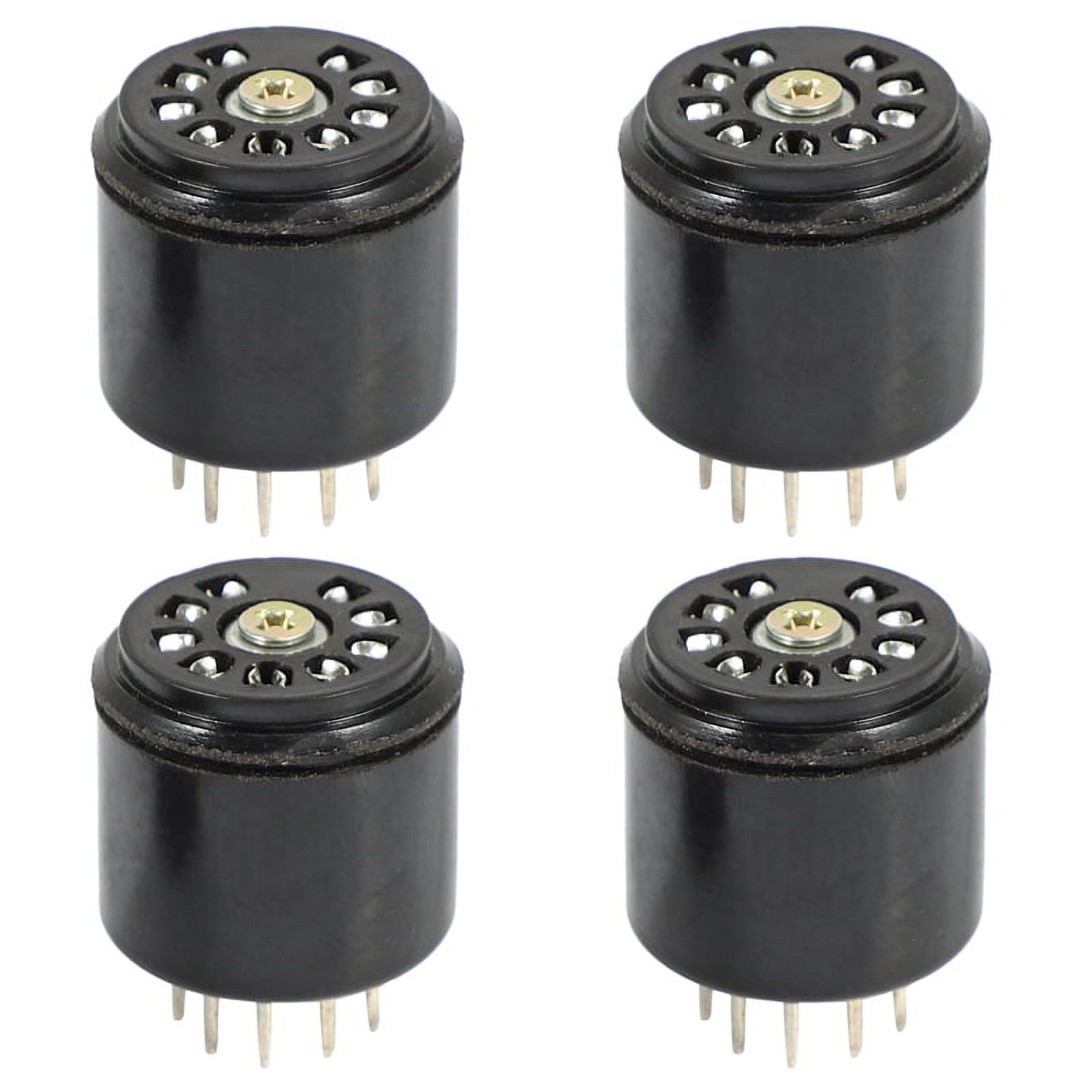 TOP! 4x 9Pin Bakelite Vacuum Tube Socket Saver base For 12AX7 12AU7 ...