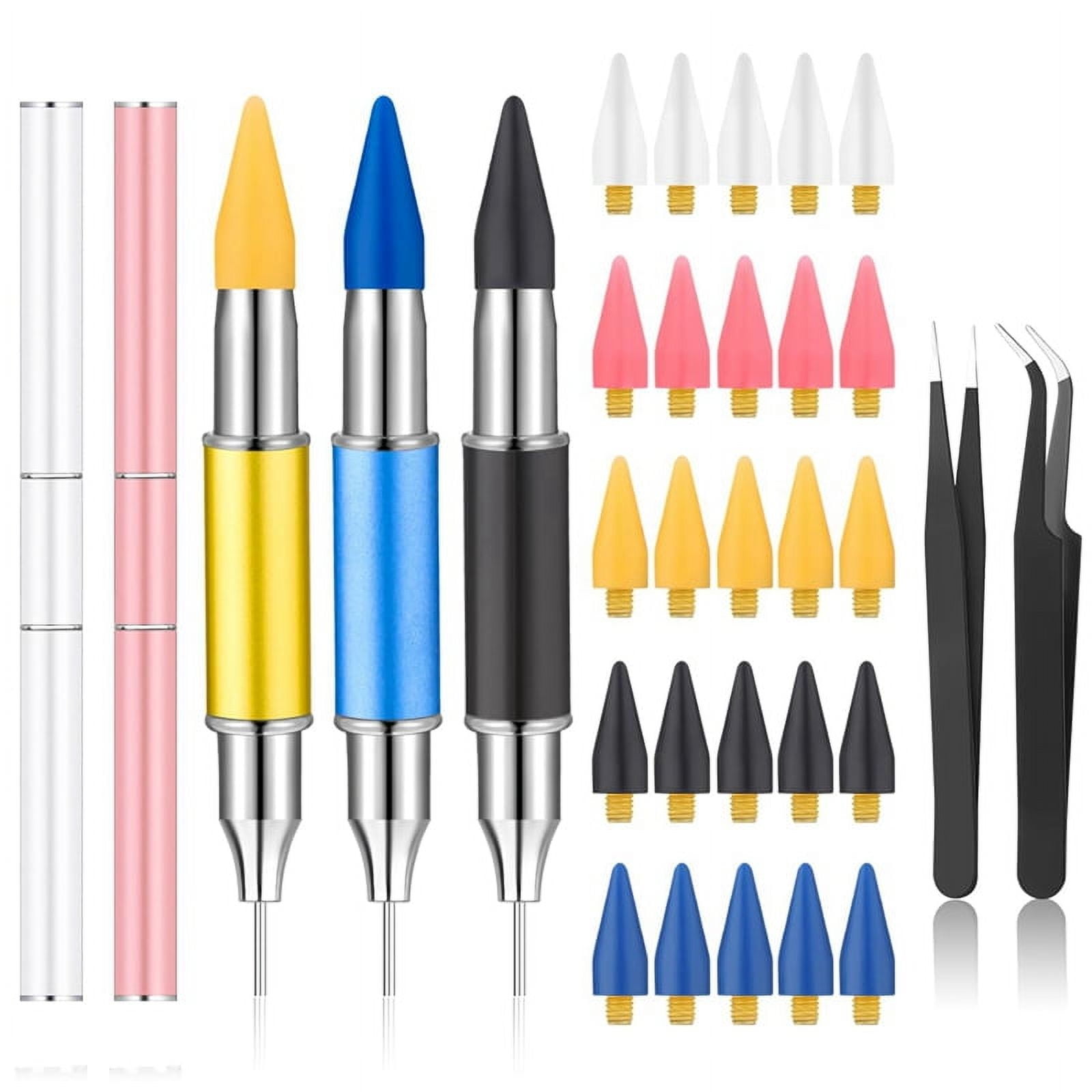 TOP! 5 Pcs Rhinestone Picker Tool, Applicator Wax Pencil for ...