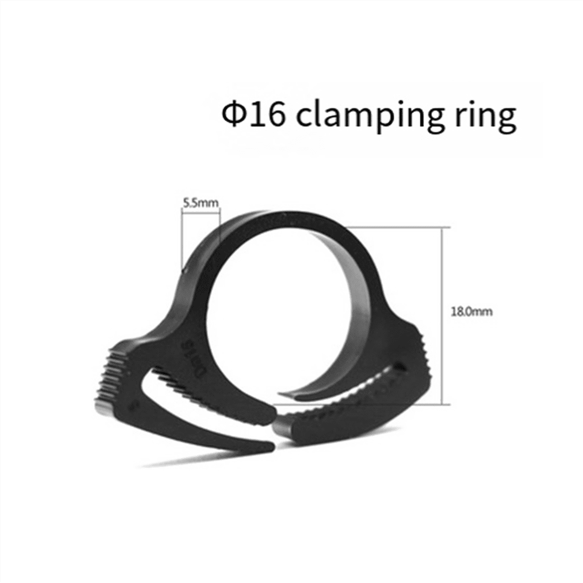 TOP! 50PCS PE Pipe Clamp Φ16 Irrigation Fixed to Prevent Water Leakage ...