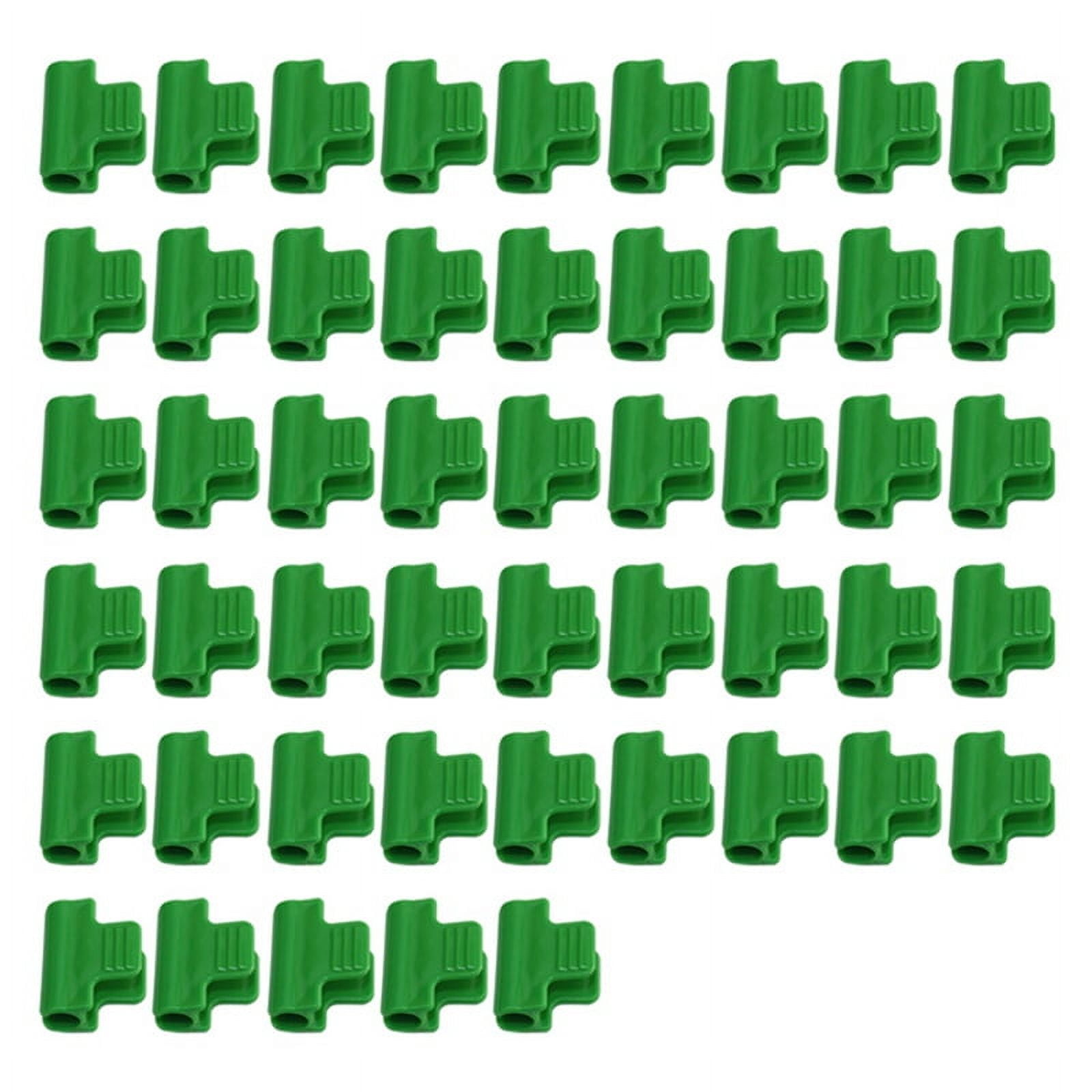 TOP! 50Pcs Greenhouse Clamps,Pipe Clamps for 16mm Plant Stakes,Row ...
