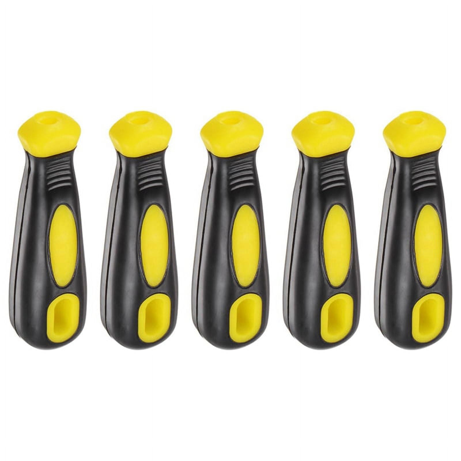 TOP! 5pcs File Handle 4.25 Inch Round and Rectangular Hole Ergonomic ...