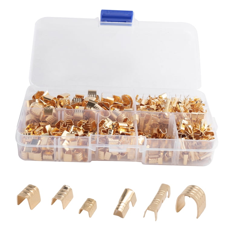 TOP! 600 Pcs U Shape Copper Ring Terminals Non-Insulated Cable Wire ...