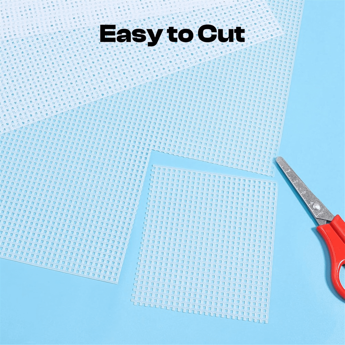 TOP! 7 Count Plastic Mesh Canvas Sheets for Embroidery, Acrylic Yarn ...