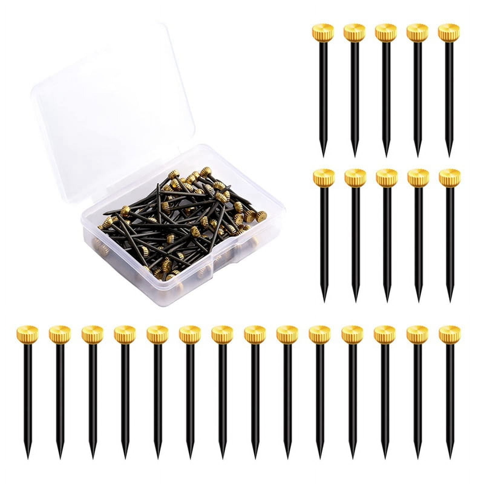 TOP! 70 PCS Small Hanging Nails, Picture Nails Flat- Fasteners for ...