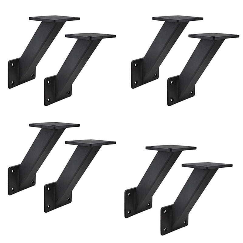 TOP! 8PCS 45 Degree Angle Support Brackets for Wooden Structures ...