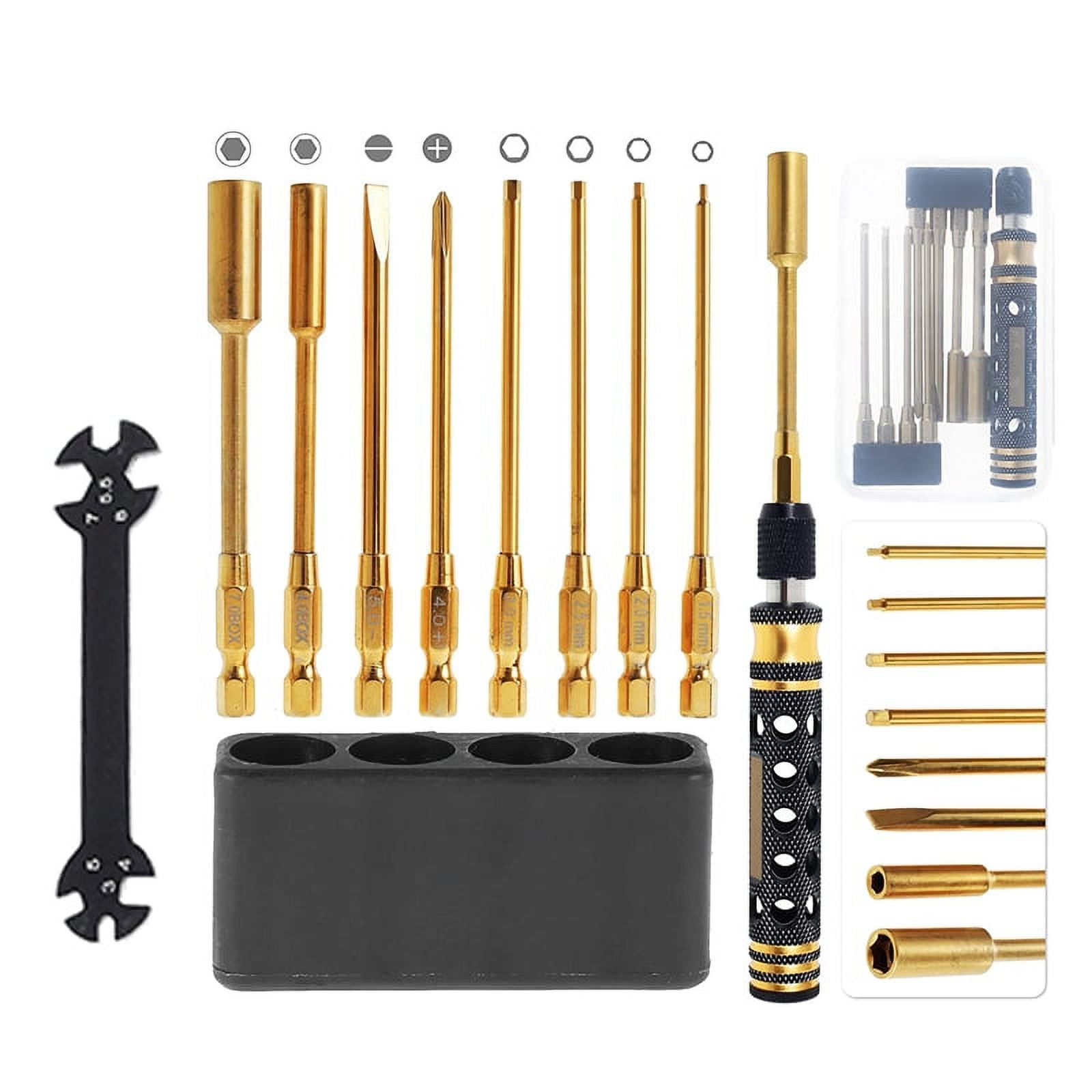 TOP! 9 in 1 RC Tool Kit, Car Kit Hex Driver Screwdriver Set for Hobby ...