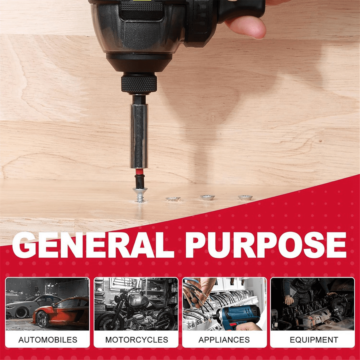 TOP! 9Pc Screwdriver Bit Holders, Extension Socket Drill Magnetic ...