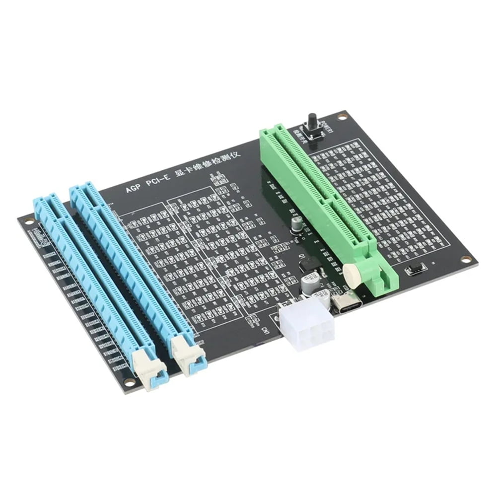 TOP! AGP PCI-E X16 Dual-Purpose Socket Tester Display Image Video Card ...