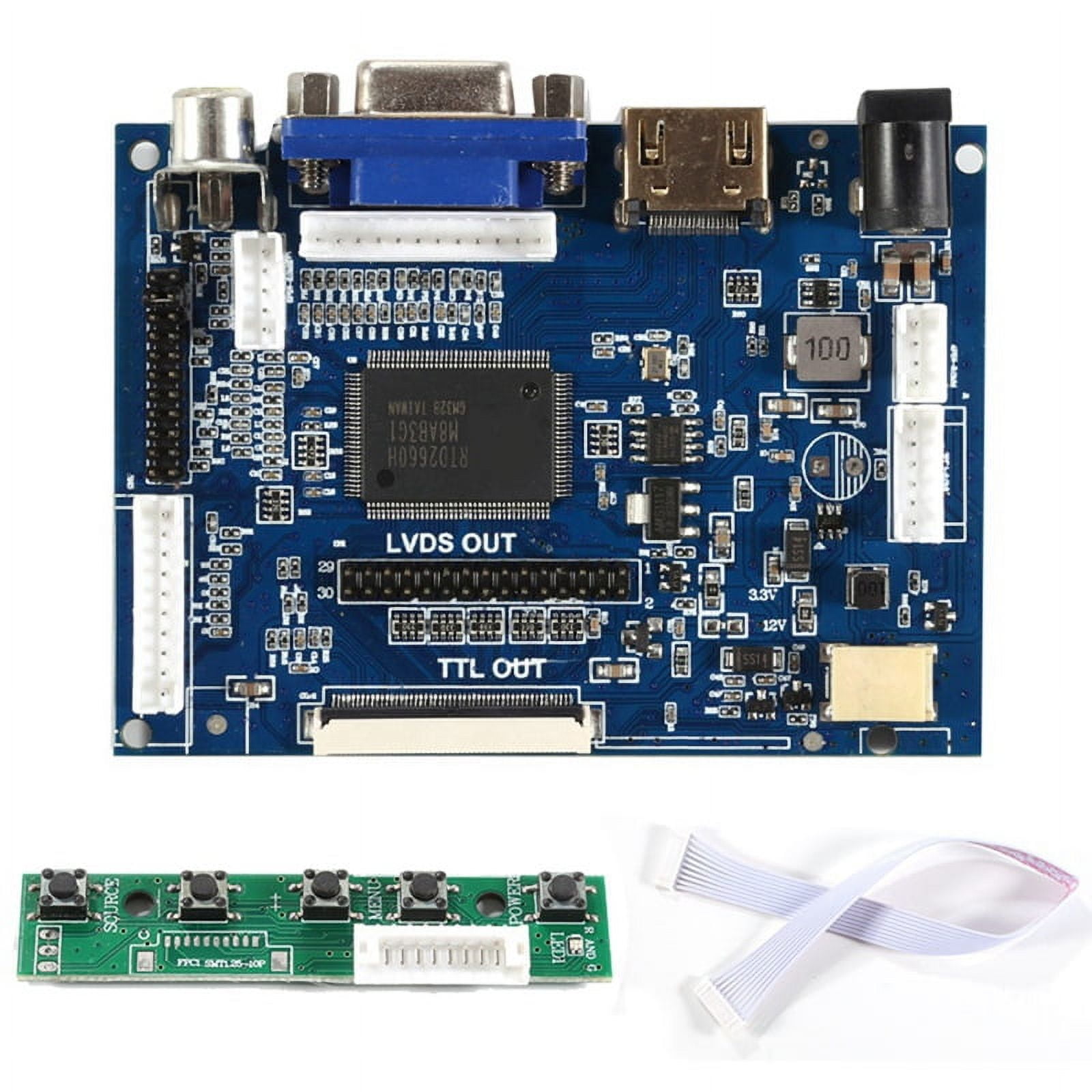 TOP! Adapter Board Module 7-8 Inch LCD 50PIN Universal AT070TN90/92/94 ...