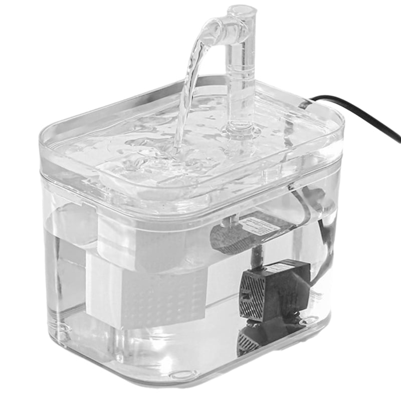 TOP! Automatic Circulation Flow Drinking Water Dispenser 1L Large Pet ...