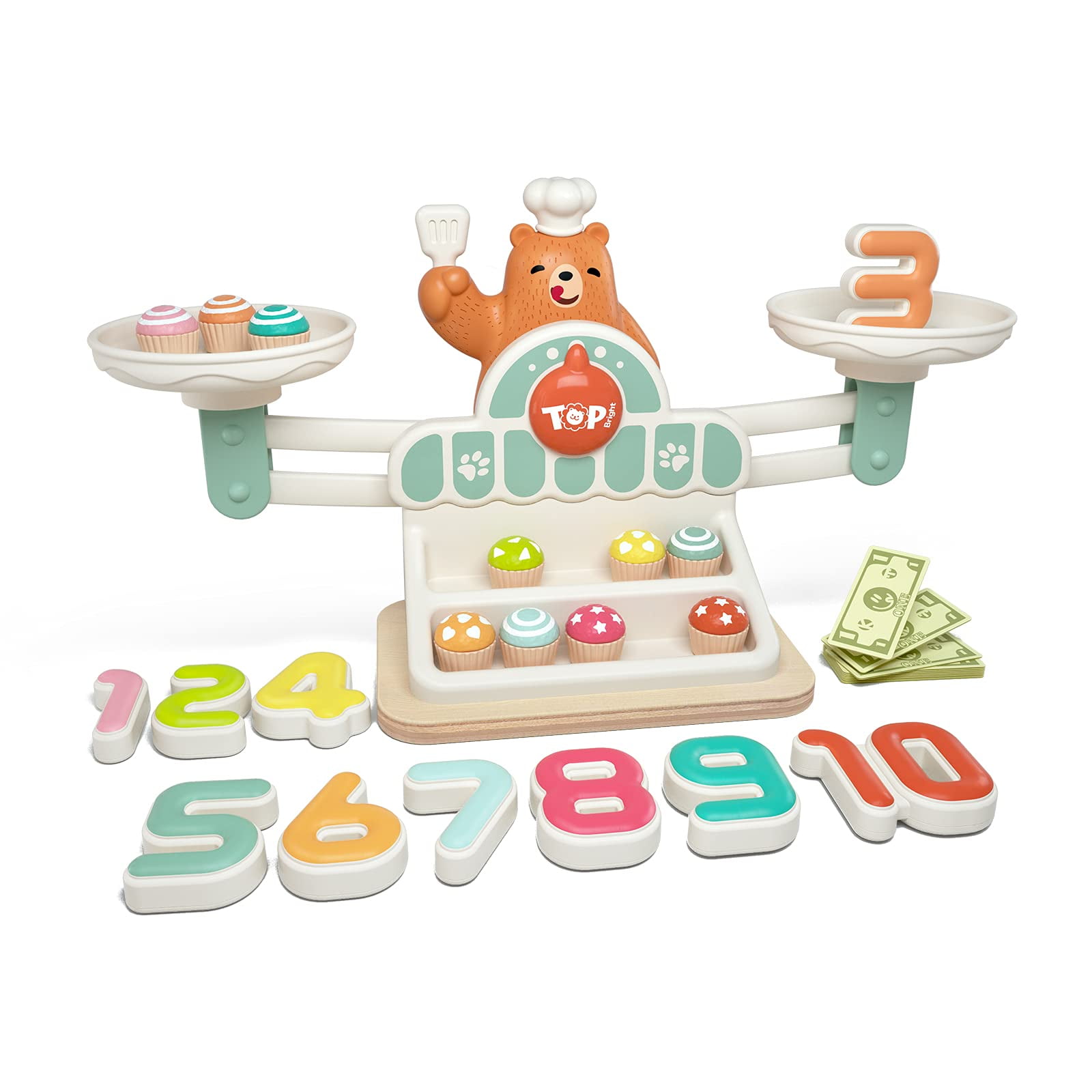 TOP BRIGHT Balance Math AIF4 Game for Kids, Preschool Math Games for ...