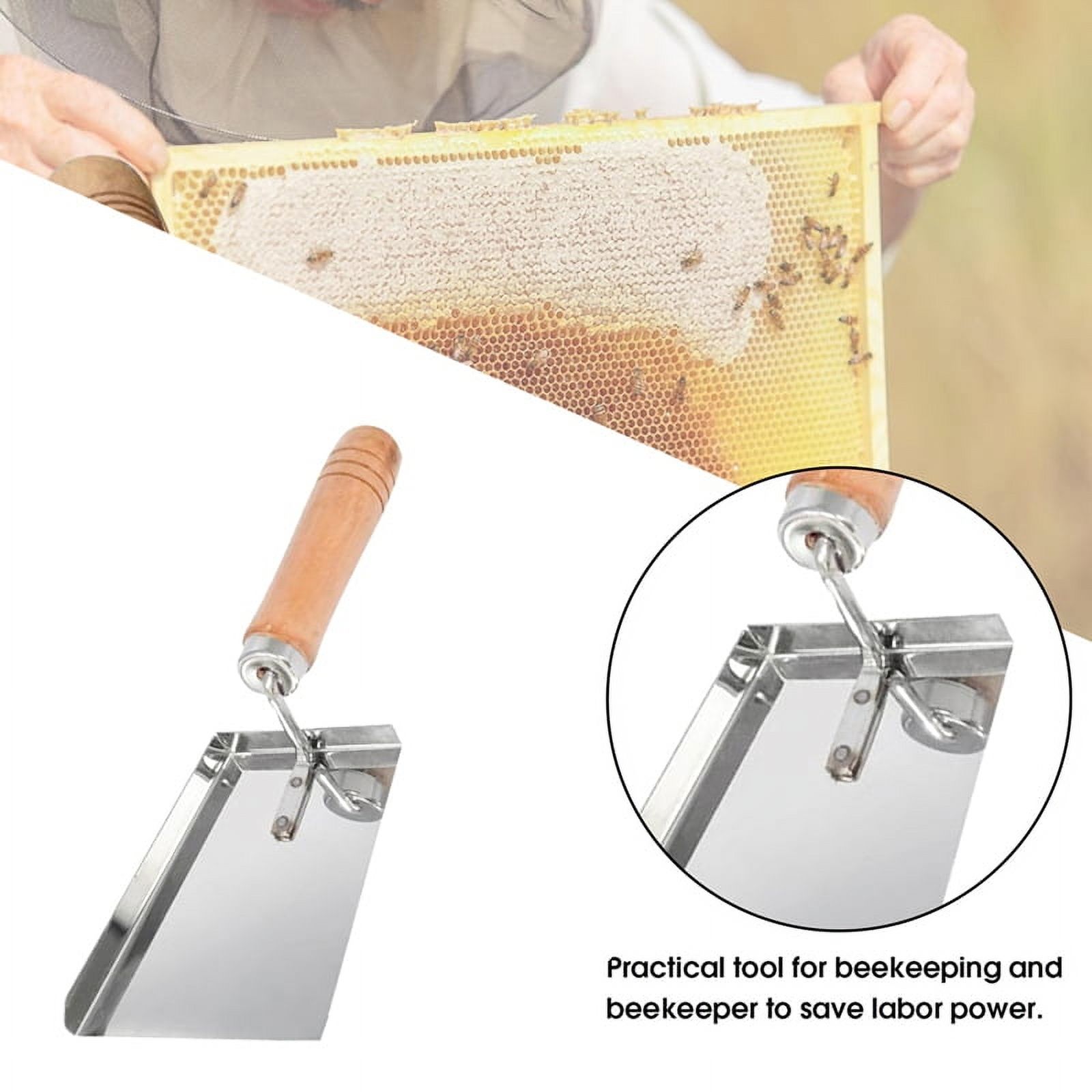 TOP! Beekeeping Tool Honey Cleaning Shovel Beehive Bees Scraper with ...