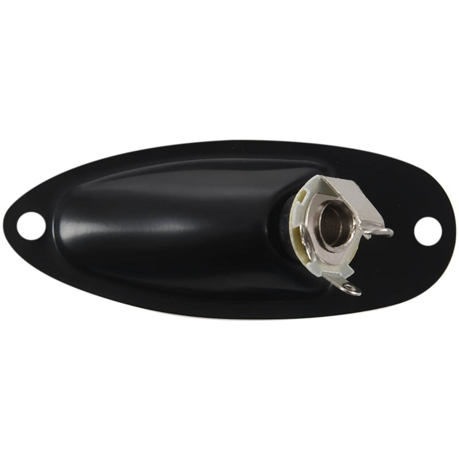 TOP! Boat Style 1/4 inch Loaded Guitar Output Mono Jack Plug Socket Plate for Strat Stratocater ...