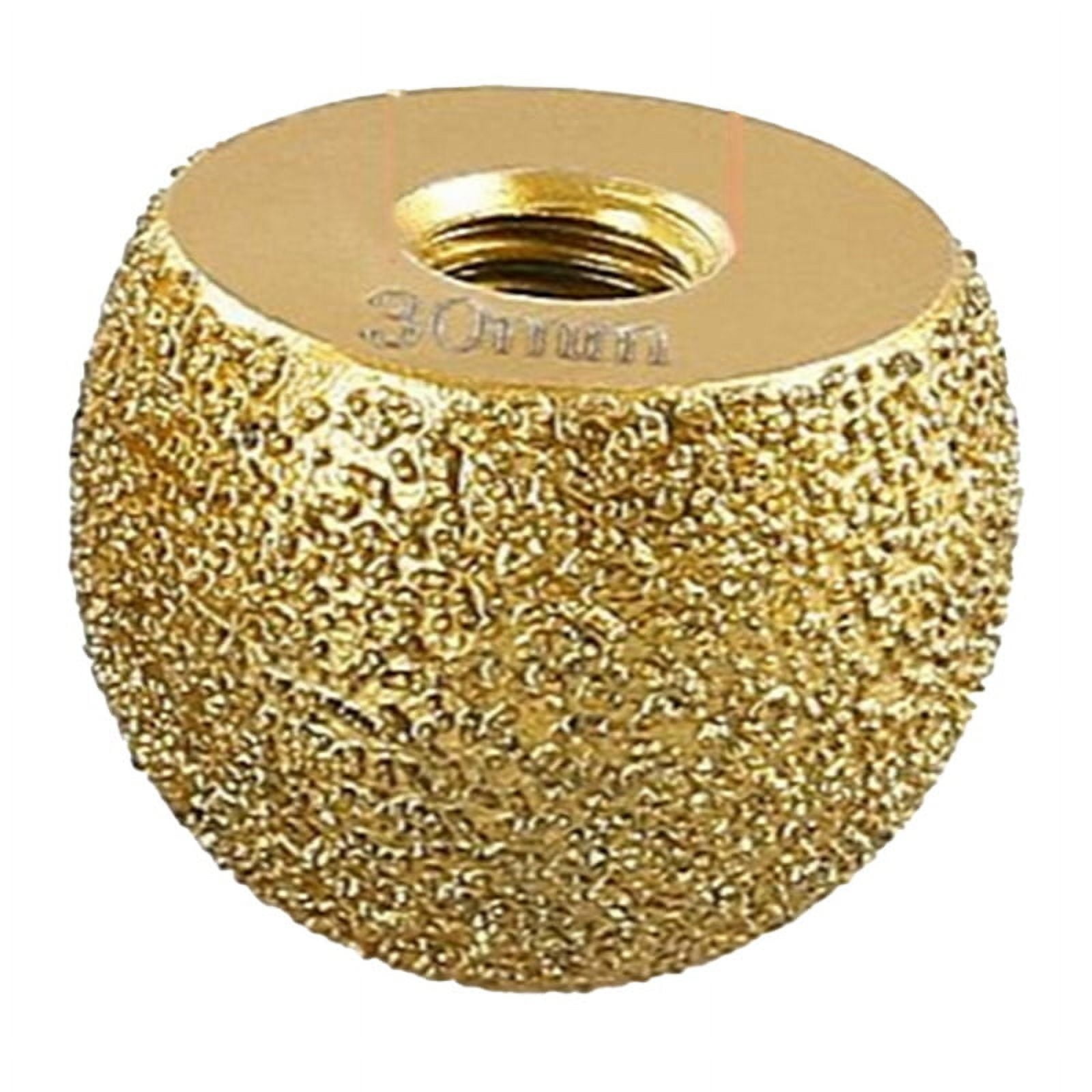 TOP! Brazing Diamond Mushroom Polishing Cone Pebble Cobblestone Marble ...