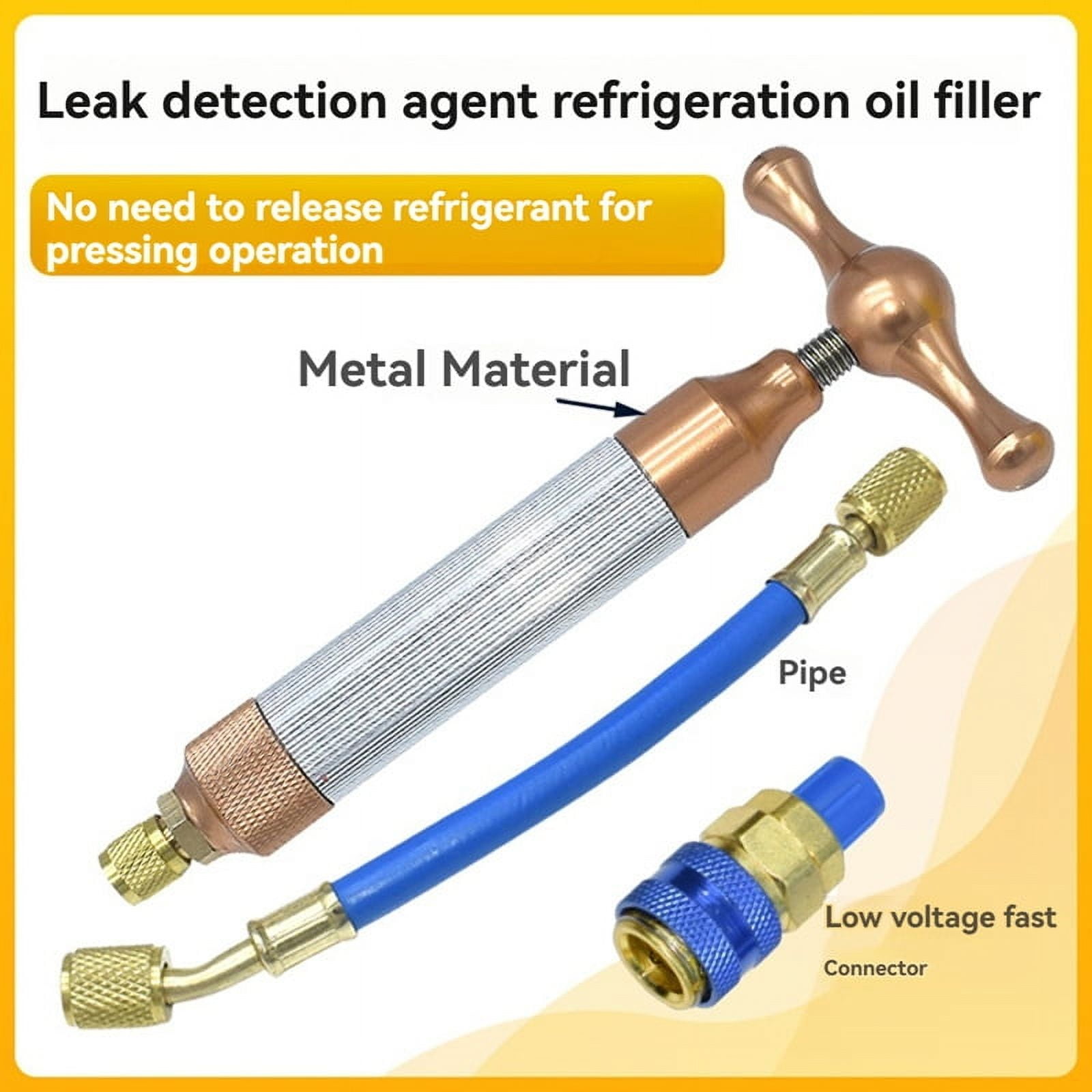 TOP! Car Air Conditioning Oil Injector Tool Truck Auto Condensation ...