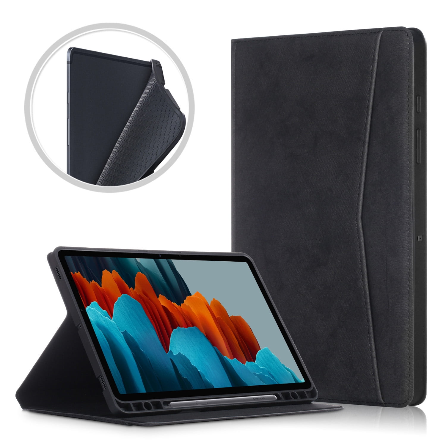 TOP SHE Case for 2021 Samsung Galaxy Tab S7 FE (12.4", Model SM-T730 ...