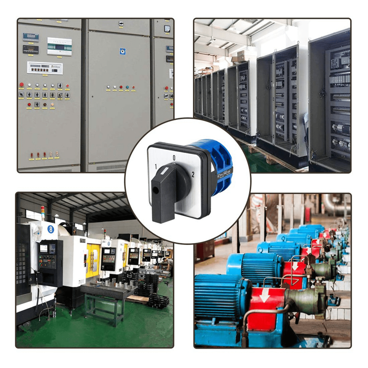 TOP! Changeover Selector Switch 3 Positions 8 Terminals Universal ...