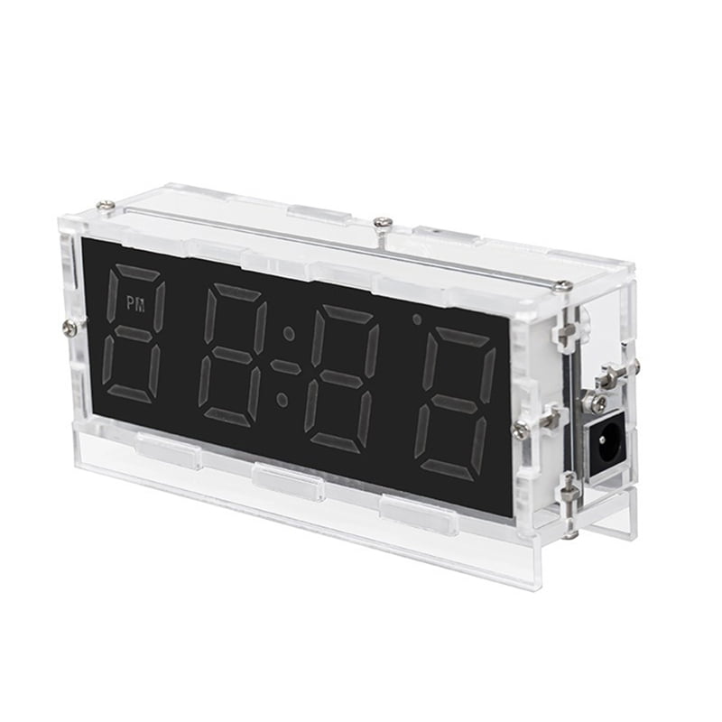 TOP! Colorful RGB DIY Digital Clock Kit Display Temperature Alarm ...